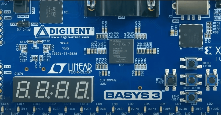 Basys 3 Artix-7 FPGA Trainer Board Review for Beginners - NerdyTechy